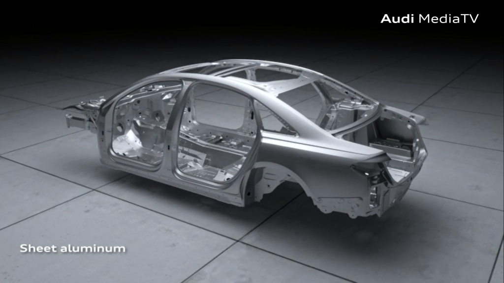 Nouvelle Audi A8 pour le 11 juillet, nouvelle structure plus rigide